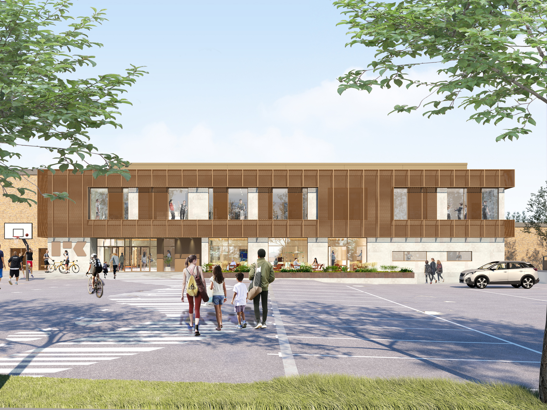 projekter - gpp arkitekter Harlev idræts- og kulturcenter