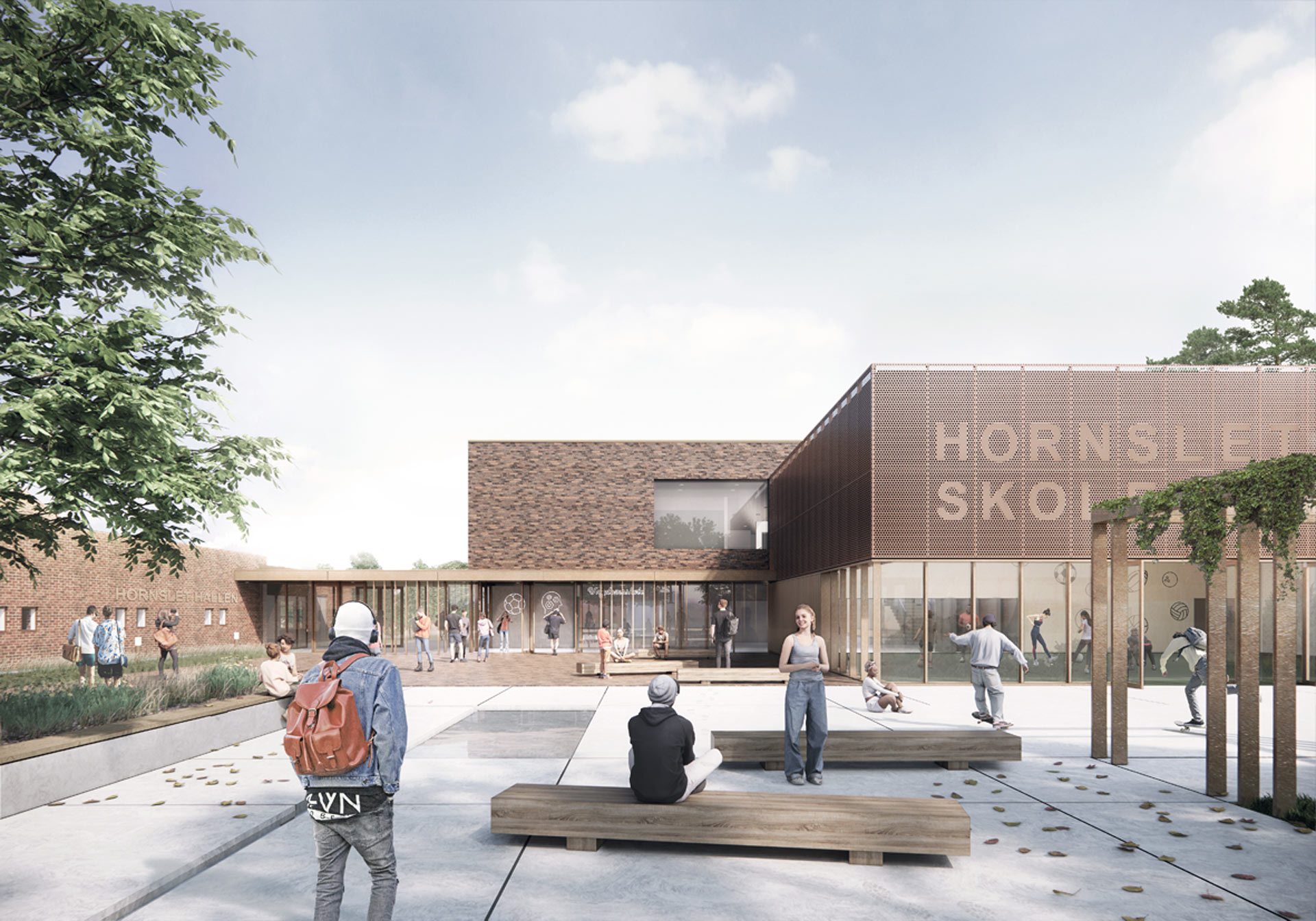projekter - gpp arkitekter Hornslet Skole